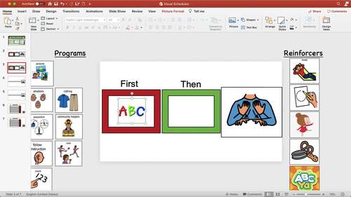 VISUAL SCHEDULES for DISTANCE LEARNING - (First then, visual schedule ...