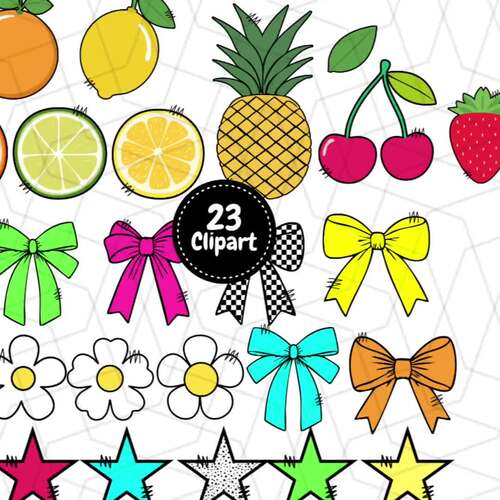 Summer Fruit bulletin board ideas | A-Z and 0-9 | Classroom décor | Bow