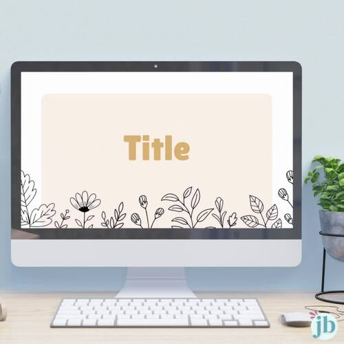 Daily Agenda Slides - Google Slides Templates - FLOWERS THEME by Jenn ...
