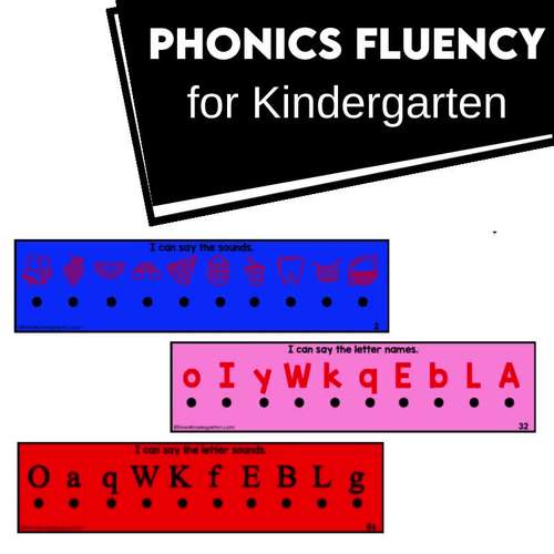 Phonics Fluency Practice Strips RTI for Kindergarten | TPT