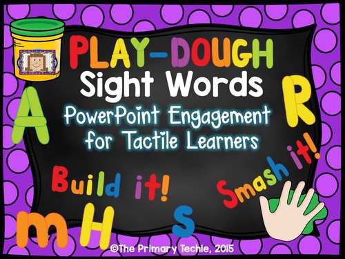 Play Dough Fry Words First 100 by The Primary Techie | TPT