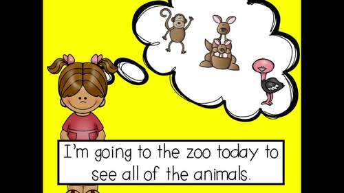 Zoo Animal Circle Time Song With Activities - Preschool Kindergarten 1st