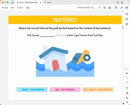 ESL Intermediate Lesson: Learn Past Perfect by ESL Adult Workshop