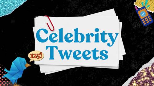 Middle School Grammar Editing Activity Bundle | Celebrity Social Media ...