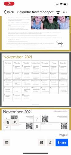 NOVEMBER Listening Calendar 30 Days of Songs and Active Listening ...