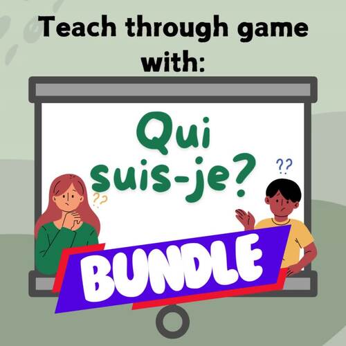 French Vocabulary-Building Digital Guessing Games: The All-Seasons Bundle