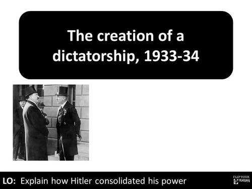 Nazi Germany - The creation of a Nazi dictatorship - Flipped Learning ...