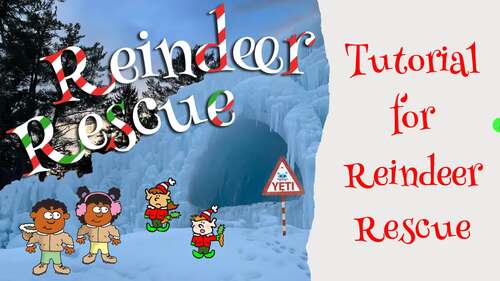"Reindeer Rescue" Articulation Mazes - BOOM CARDS Growing Bundle