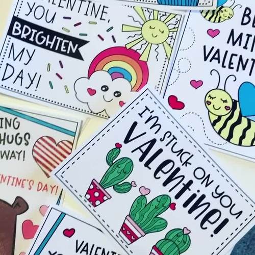 Valentine's Day Postcards by Pre-K Tweets | TPT