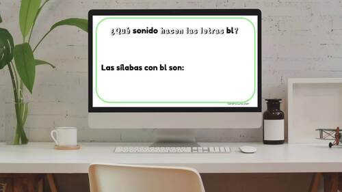 BUNDLE SILABAS TRABADAS CON L | CONSONANT BLENDS WITH L IN SPANISH