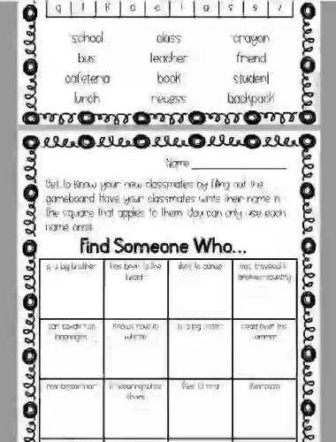 Bilingual First Day of School Activity Packet Actividades Primer Día de ...