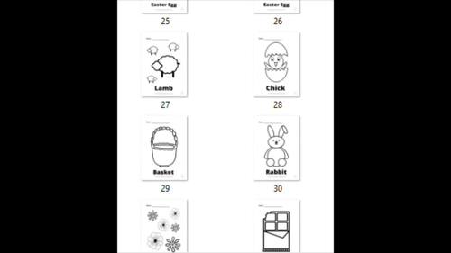 Easter Toddler Preschool Easter Numbers Cut & Paste Activity Spring ...