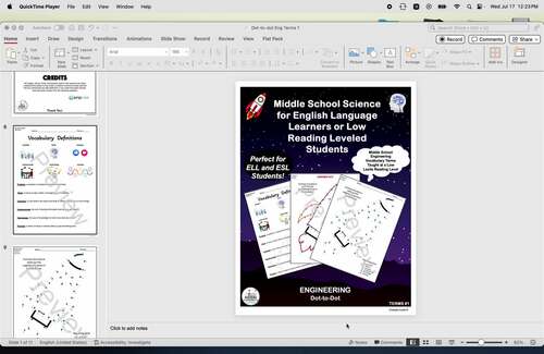 Engineering Design Process Vocabulary Worksheet Dot-to-Dot #1 ELL/ESL ...