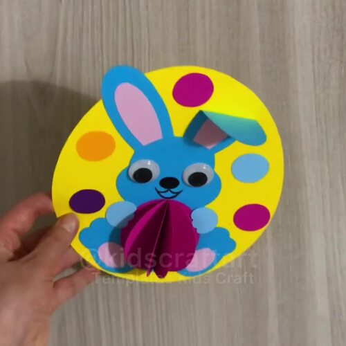 Make an Easter Egg Bunny Rabbit Craft Spring Crafts Decoration Card Art ...