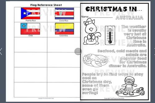 Christmas Around the World Coloring Notes by Tech Teacher Pto3 | TpT