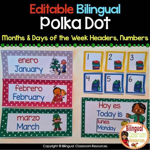 Editable Bilingual Decoración para la Clase: Bilingual Classroom Decor