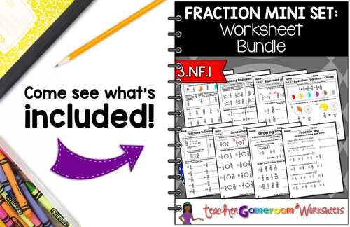 Fraction Worksheets Bundle | Fractions Printables & Activities | 3rd ...