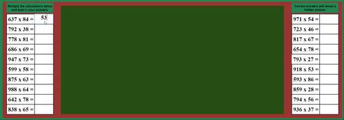 Mystery Digital Pixel Art NO PREP - Stocking 3-digit by 2-digit ...