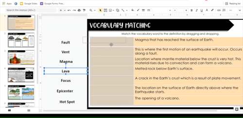 Earthquakes and Volcanoes Activities - Google Slides™ and Print | TPT