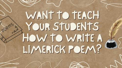 Limerick Poetry PowerPoint Lesson | Poetic Texts | How to Write a ...