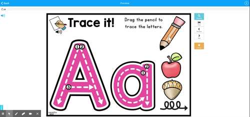 BOOM Cards™ Trace and Learn Alphabet Cards by Samantha Kelly | TPT