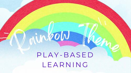 Rainbow Themed Learning Activities by The Calming Childcare | TPT