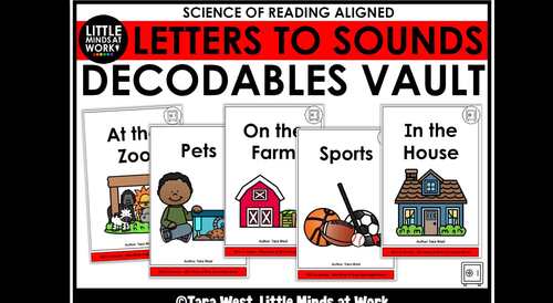 Letters to Sounds Thematic Decodable Books (ABCs) - From the Decodables ...