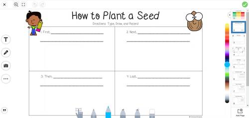 Seesaw All About Plants by Created by Chelsea | Teachers Pay Teachers