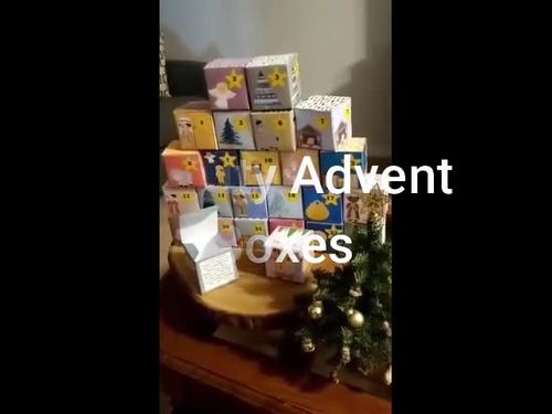 CHRISTMAS Advent Nativity Countdown Boxes - printable | TPT