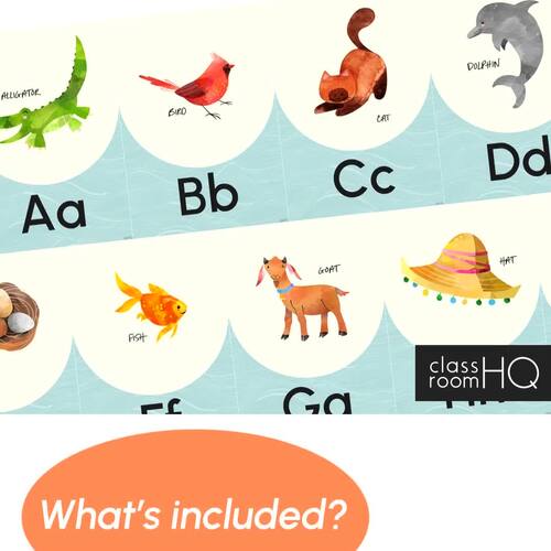 CALM SEAS Alphabet Posters by classroomHQ | TPT