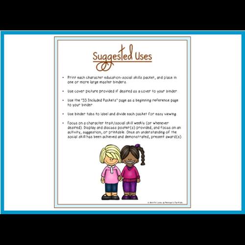 Character Education BUNDLE / Social Skills BUNDLE Lessons and Activities
