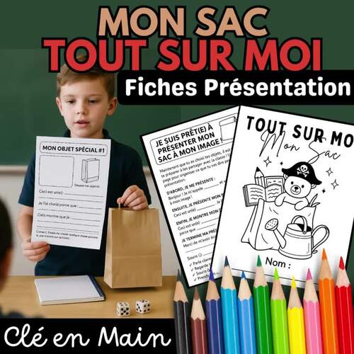 Tout sur moi– Activité de Rentrée | Expression Orale - Back to school ...