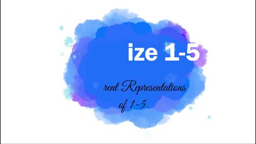 Number Sense Game Kindergarten Boom Cards - Subitize 1-5 Order & Match ...