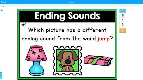Ending Sounds in Words Boom Cards™ by Teaching With Love and Laughter