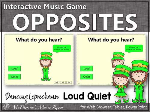 St. Patrick's Day Music: Loud Quiet Interactive Music Game {Dancing ...