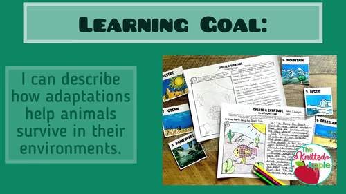 Animal Adaptations l Science, Writing, and Art {Create a Creature Project}