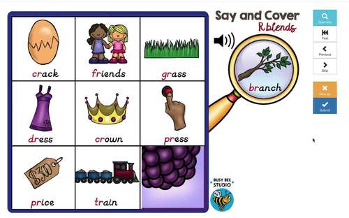 Articulation R blends Boom Cards Games for Speech Therapy by Busy Bee ...