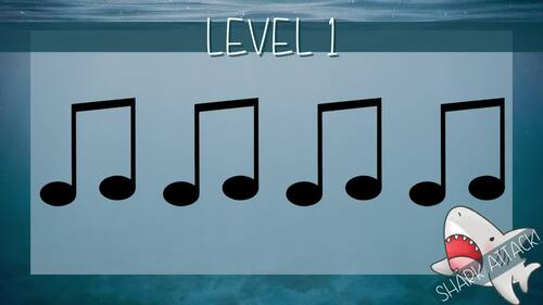 Shark Attack! Interactive Audiation Game - Level 1 by Miss Warner's ...