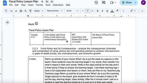 Fiscal Policy Lesson and Practice Bundle – High School Economics