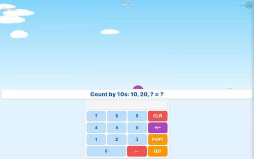 Kindergarten Counting Math Game Set A1 | Balloon Pop | Morning Work