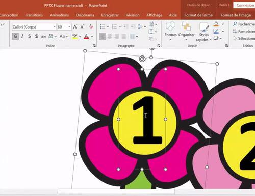 Flower Name Craft Spring CVC Words Writing Letter Recognition Bulletin ...