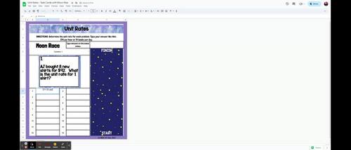 Unit Rates Activity for 6th Grade Math with Task Cards Digital and ...