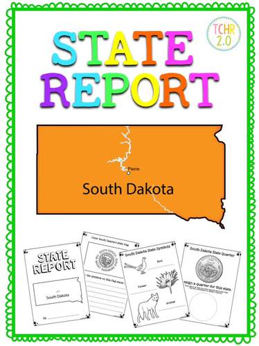South Dakota State Research Report by TCHR Two Point 0 | TpT