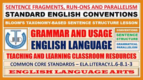 SENTENCE FRAGMENTS, RUN-ON SENTENCES, GRAMMATICAL PARALLELISM: PPT