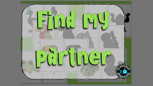Find my Partner-animal shadow matching and class management game