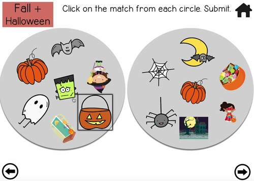 Fall & Halloween Spot the Target Boom™ Cards | Fall Language Reinforcer ...