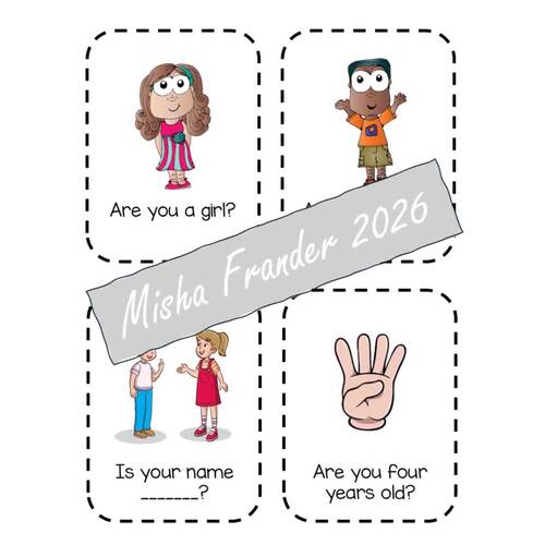 Yes/No Question Task Cards for Pre-K | Special Education & IEP Data ...