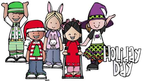 Holiday Day clip art, School Spirit clip art MINI by Melonheadz Clipart