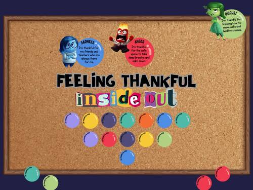 Thanksgiving Gratitude Bulletin Board | I am Thankful for Activity