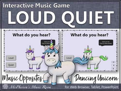 Music Opposites Loud Quiet Interactive Music Dynamics Game {Dancing ...